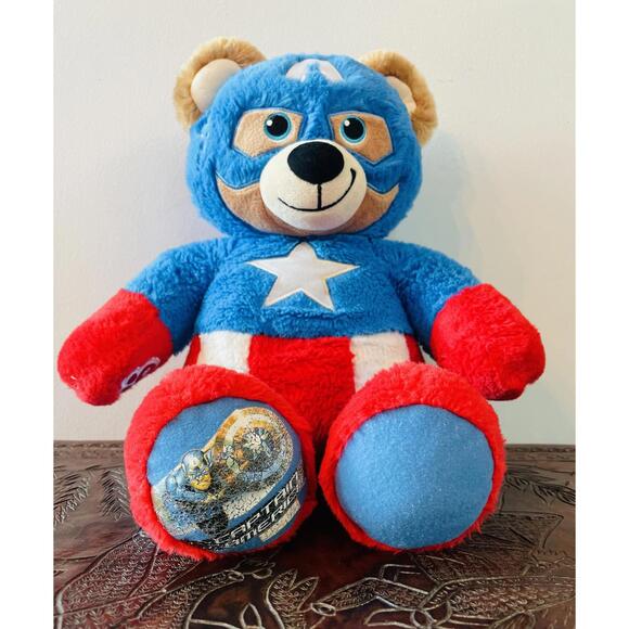 Toys | Build A Bear Captain America Toy Heroic Cuddles | Poshmark